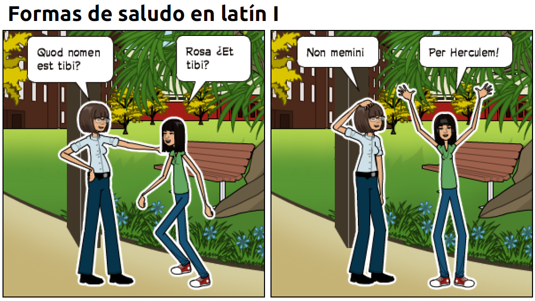 Cómics en latín – HUMANIDADES Y NTICS